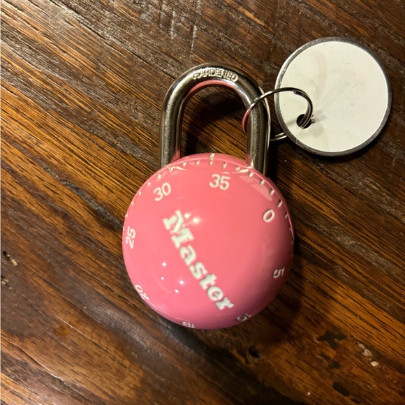 Master | Storage & Organization | Master Pink Combination Lock | Poshmark